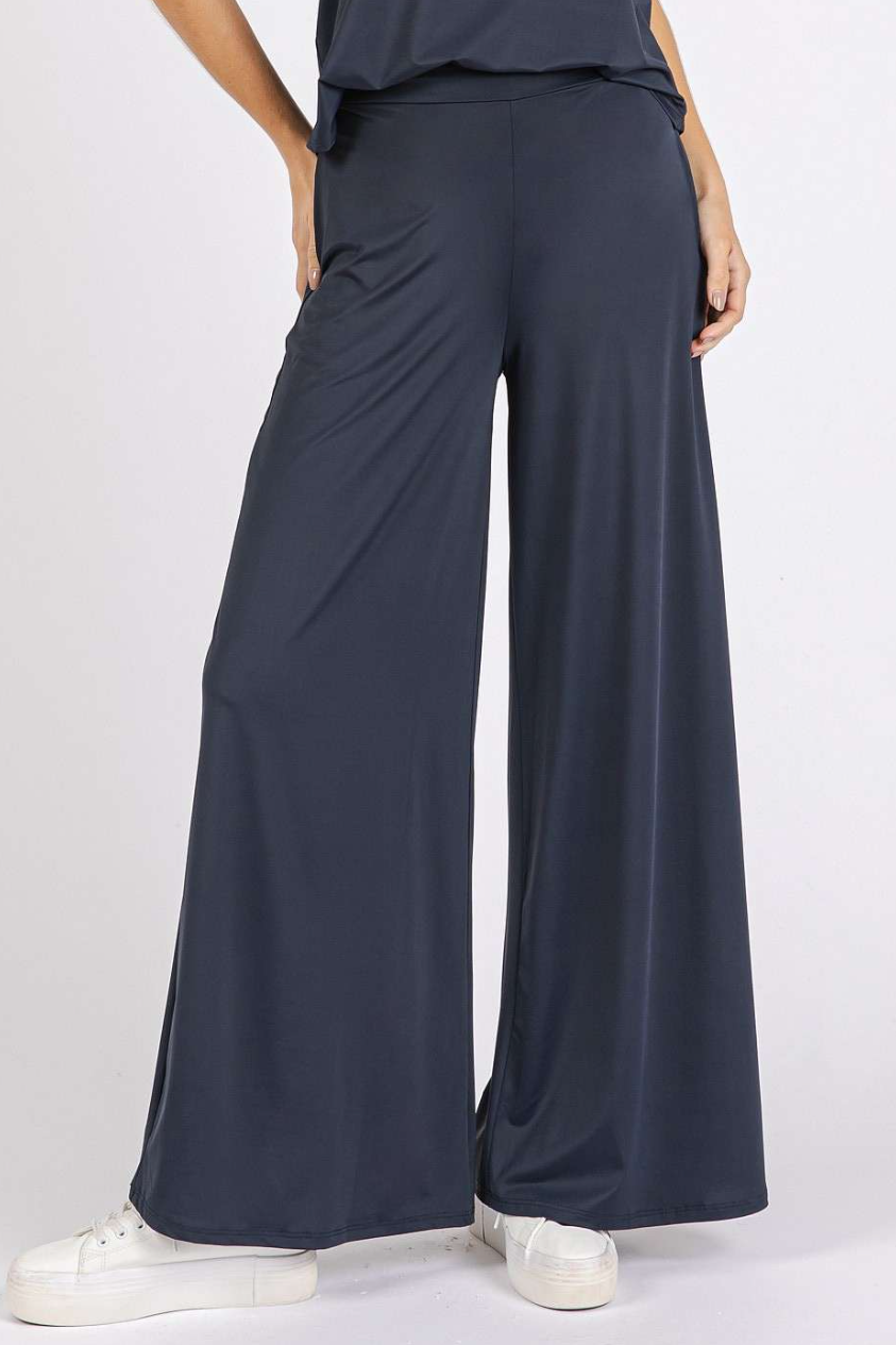 •FLOW• wide leg soft knit pants (USA)